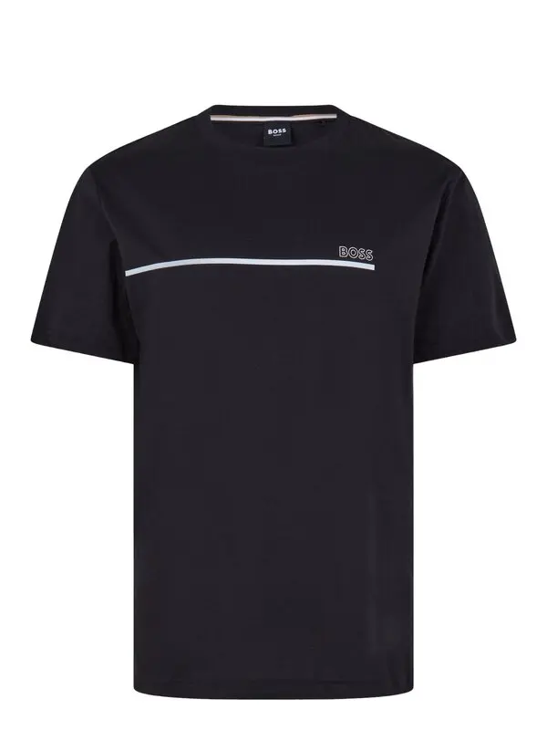 Hugo Boss Logo Short-sleeved T-shirt - Black