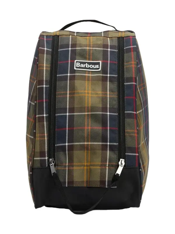 Barbour Checkered Equestrian Boot Bag - No