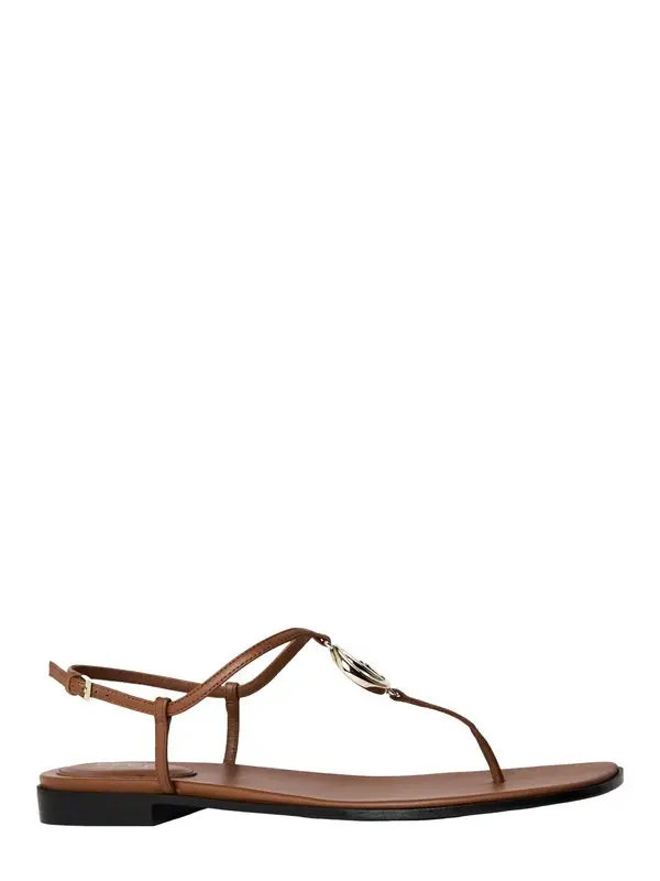 Gucci Flat Sandals With Horsebit Detail - No