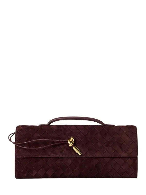 Bottega Veneta Woven Leather Clutch Bag - No