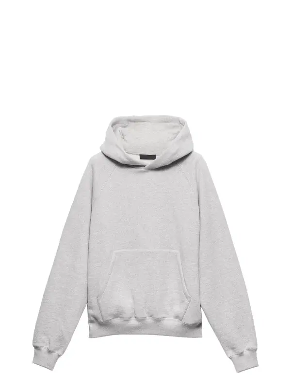 Prada Cotton Fleece Hoodie - Grey