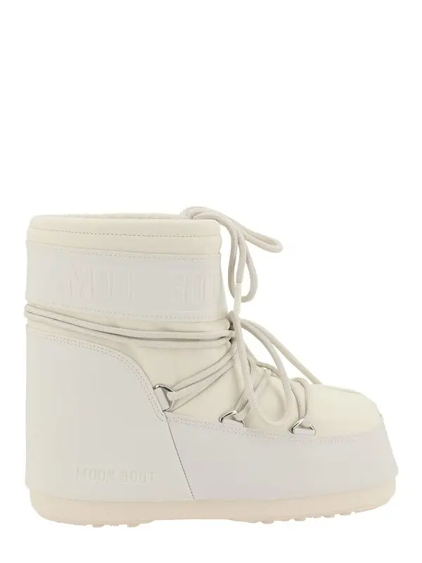 Moon Boot Icon Low Rubber Lace-up Platform Boots - Multicolor