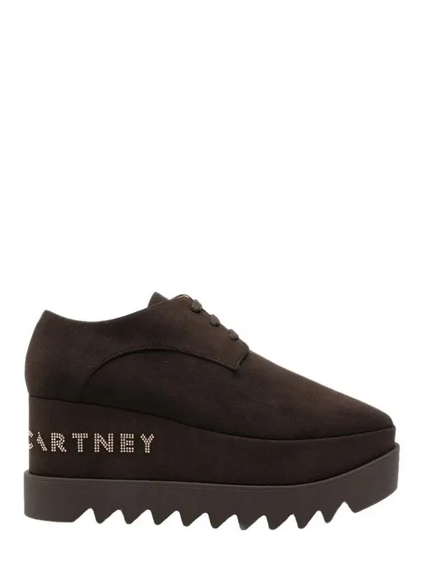 Stella McCartney Lace-up Platform Shoes - Brown