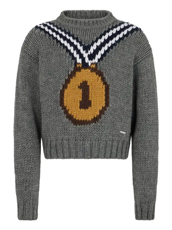 Dsquared2 Wool Alpaca Blend Skiers Pullover - Black