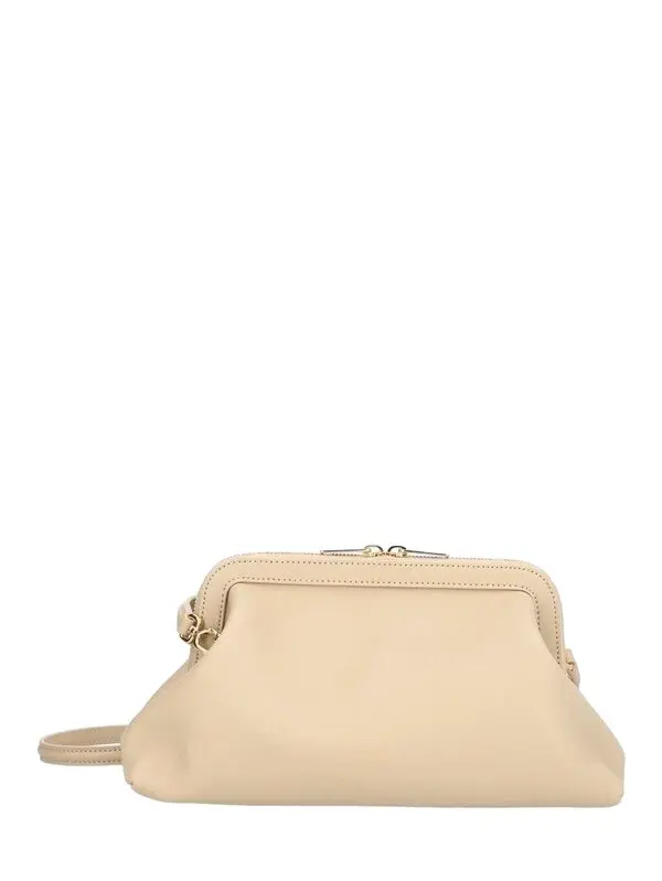 Celine Calfskin Doctor Pouch With Gold Finish - White