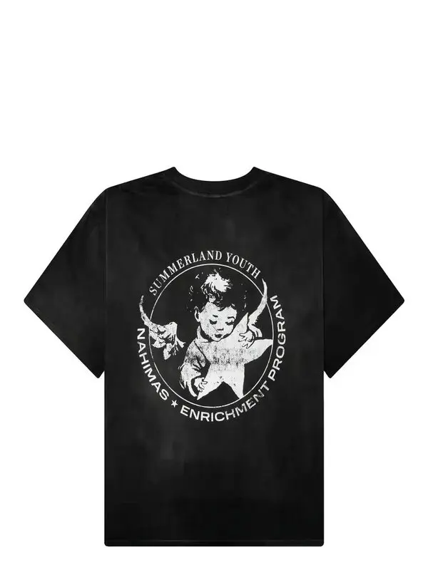 NAHMIAS Graphic-print T-shirt - Black