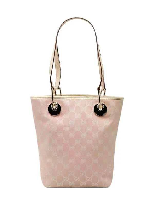 Gucci Gg Canvas Eclipse Tote Bag - Pink