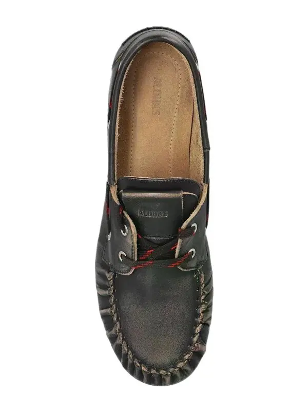 ALOHAS Rowan Sporty Lace-up Boat Shoes - Brown