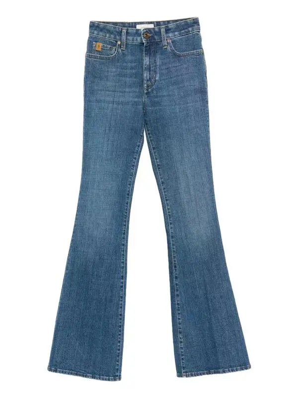 Jacob Cohen Faded Flared Jeans - Blue