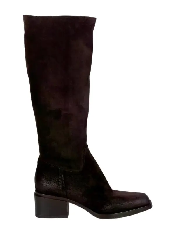 Elena Iachi Suede Knee-high Boots - Brown