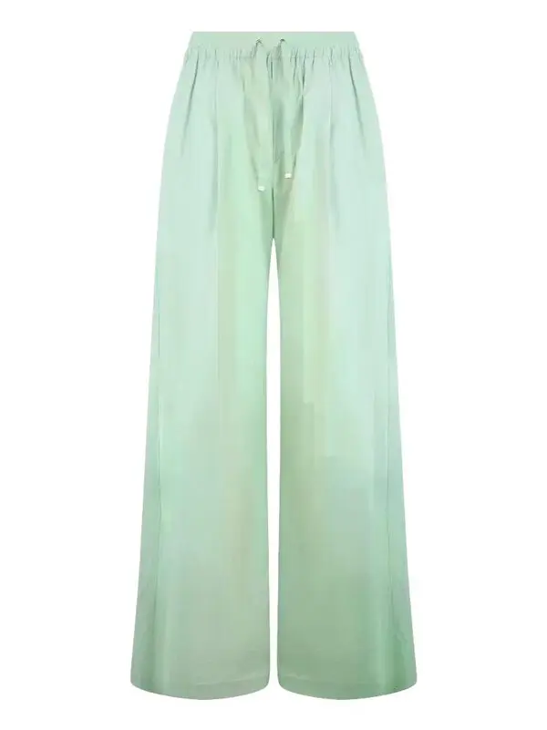 Herno Drawstring Wide-leg Trousers - Green