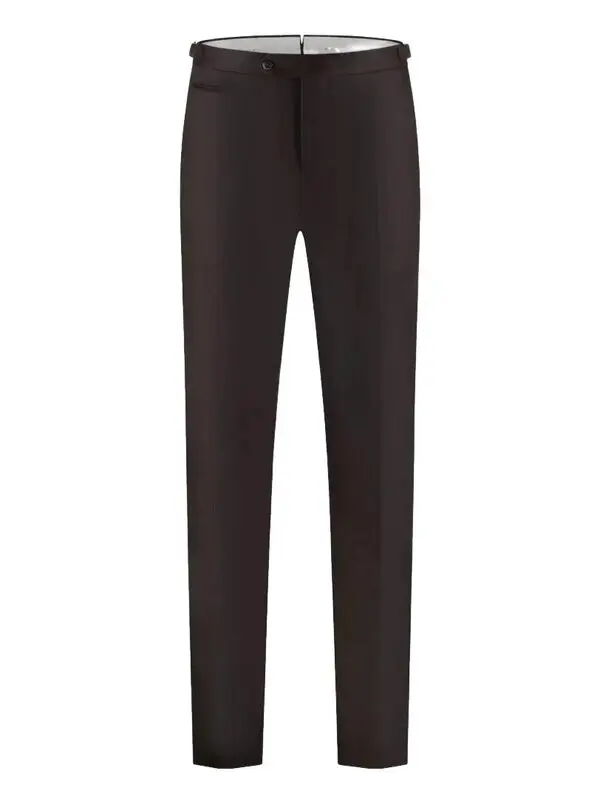 PT TORINO Tailored Straight-leg Trousers - Brown