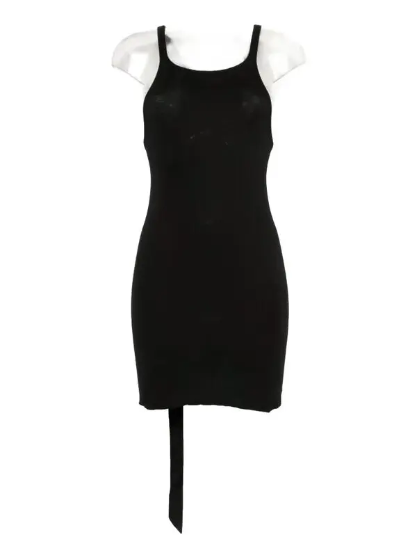 Rick Owens Racerback Ribbed-knit Top - Black