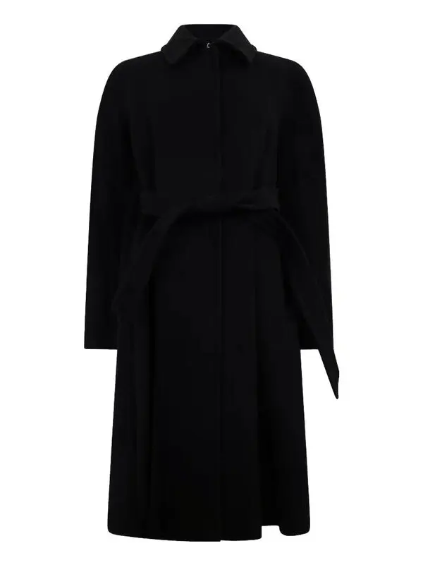 Alberta Ferretti Single-breasted Coat - Black