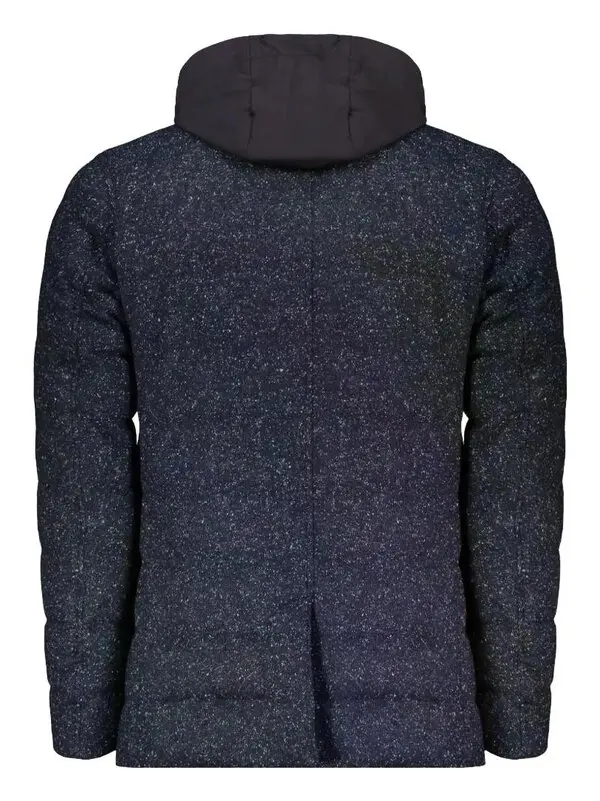 Herno Hooded Padded Coat - Blue