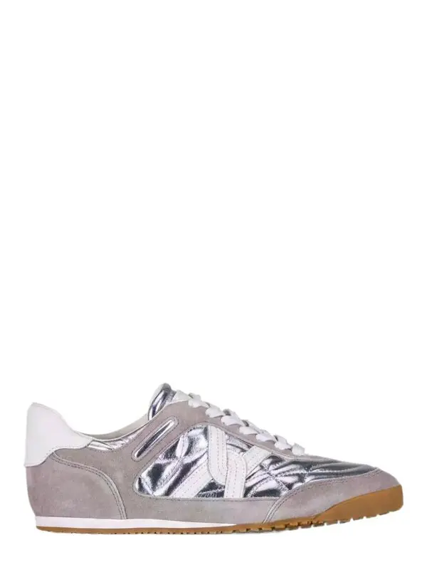 Veronica Beard Natalia Metallic Effect Quilted Sneakers - Neutrals