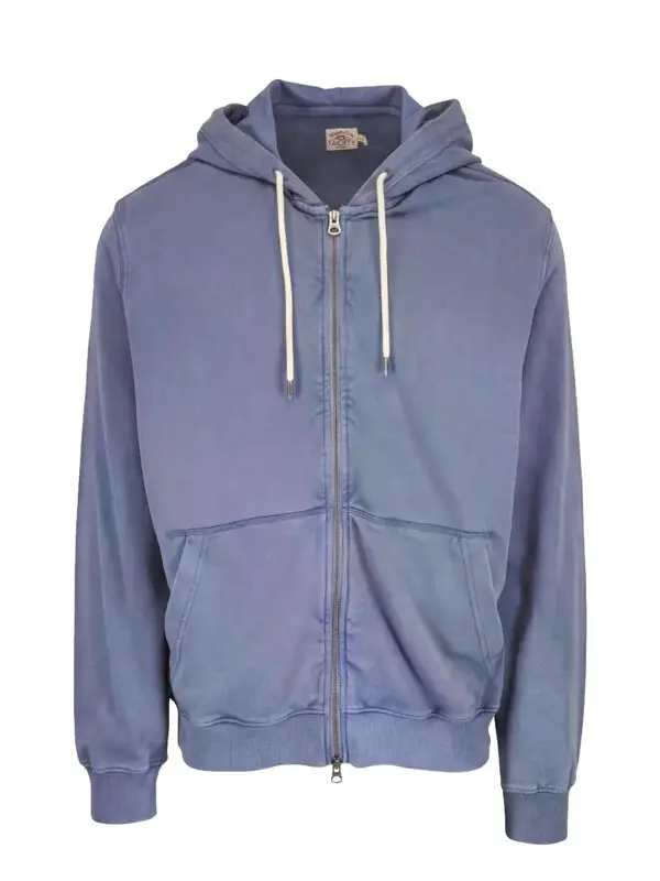 Faherty Brand Zip-up Hoodie - Blue