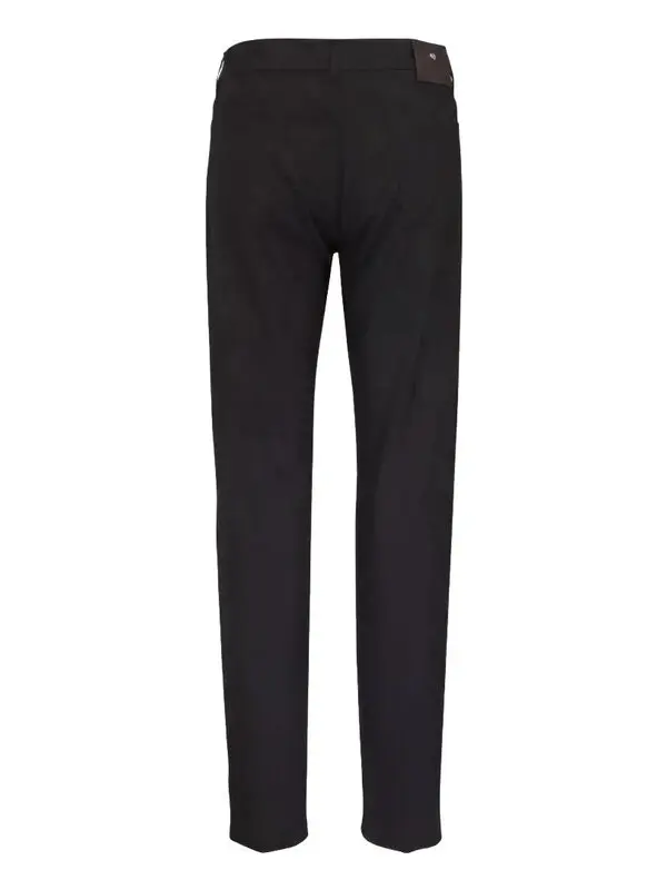 Marco Pescarolo Tailored Flannel Trousers - Black