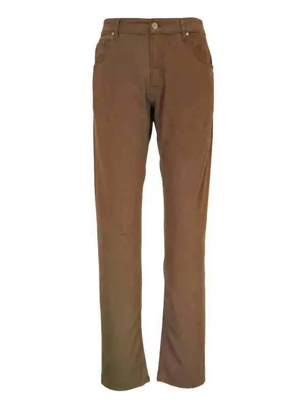 PT TORINO Straight-leg Five-pocket Trousers - Brown