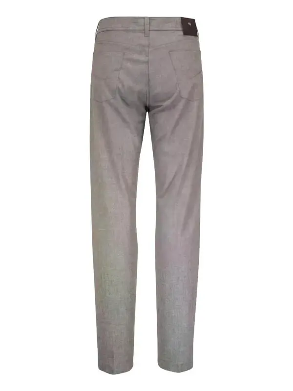 Marco Pescarolo Flannel Trousers - Grey