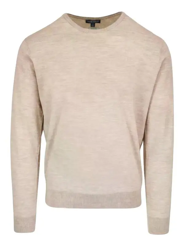 Peter Millar Crew-neck Fine Knit Sweater - Neutrals