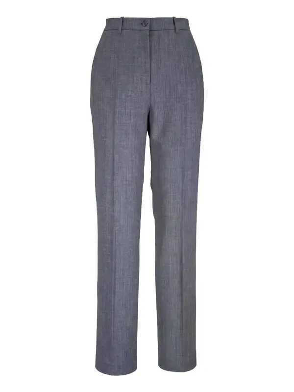 Michael Kors Samantha Stretch Wool Trousers - Grey