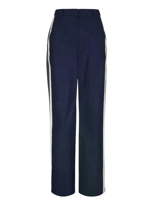 TWP Isabelle Side-stripe Trousers - Blue