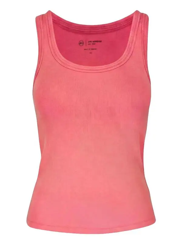 Ag Ashley Ribbed Knit Tank Top - Pink