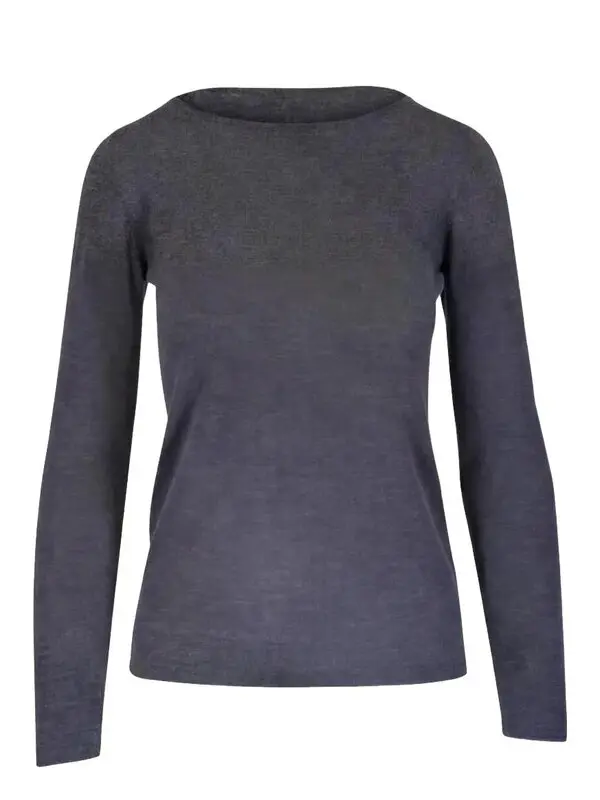 Brunello Cucinelli Fine-knit Cashmere Boat-neck Sweater - Grey