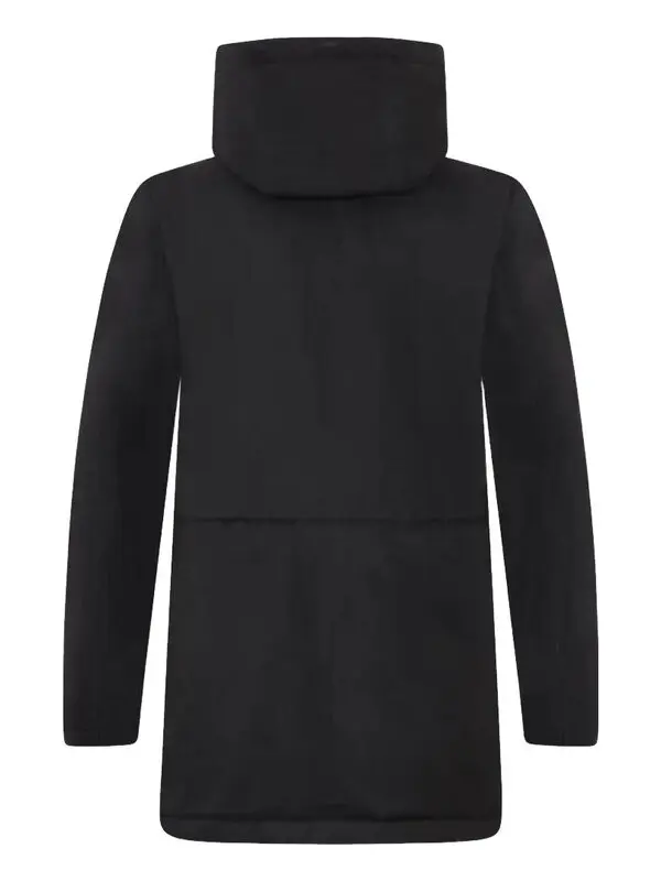 Herno Zip-up Hooded Jacket - Black
