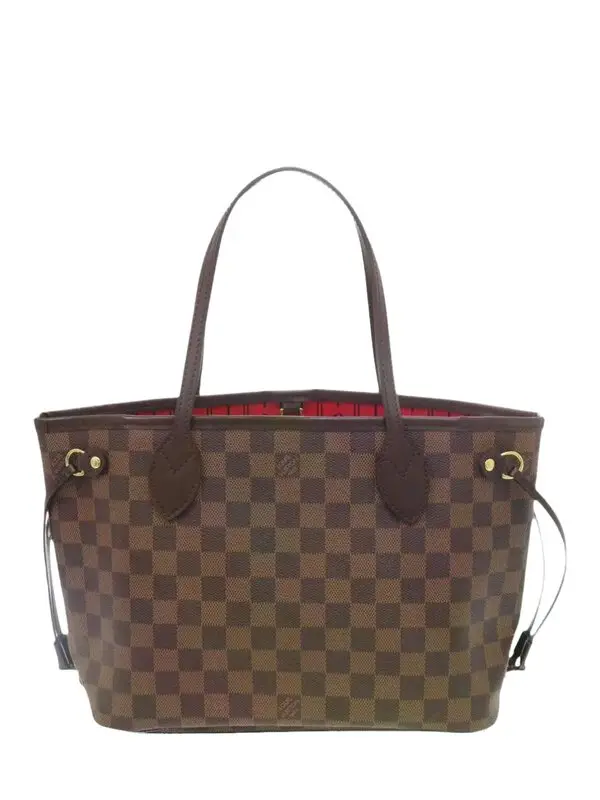 LOUIS VUITTON Damier Ebene Neverfull Pm Tote Bag - Brown