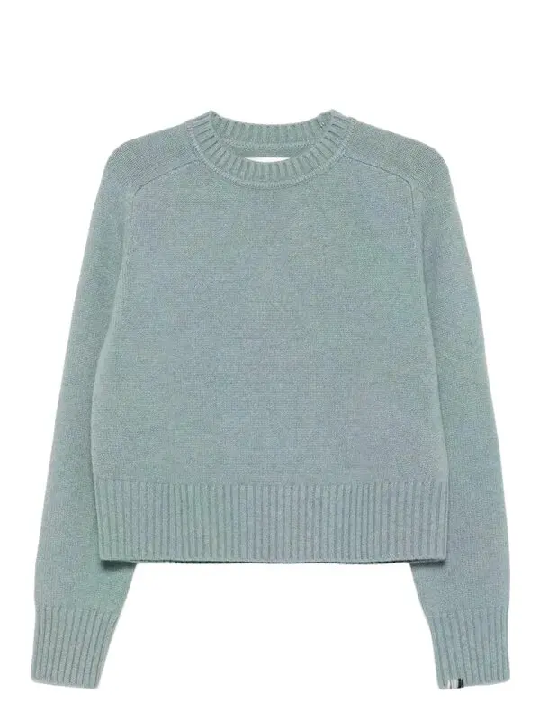 Extreme Cashmere Ribbed-knit Crew-neck Sweater - Blue