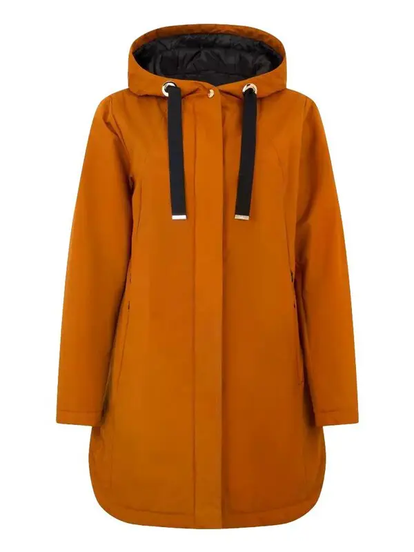 Herno Hooded Waterproof Coat - Orange