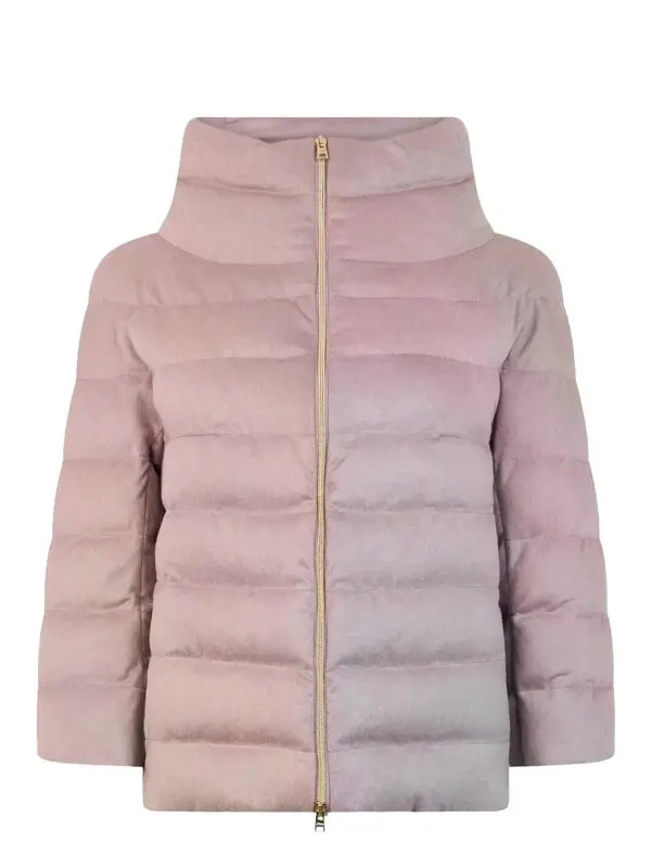 Herno Padded High-collar Jacket - Pink