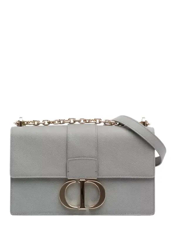 Dior 30 Montaigne Chain Flap Crossbody Bag - Grey