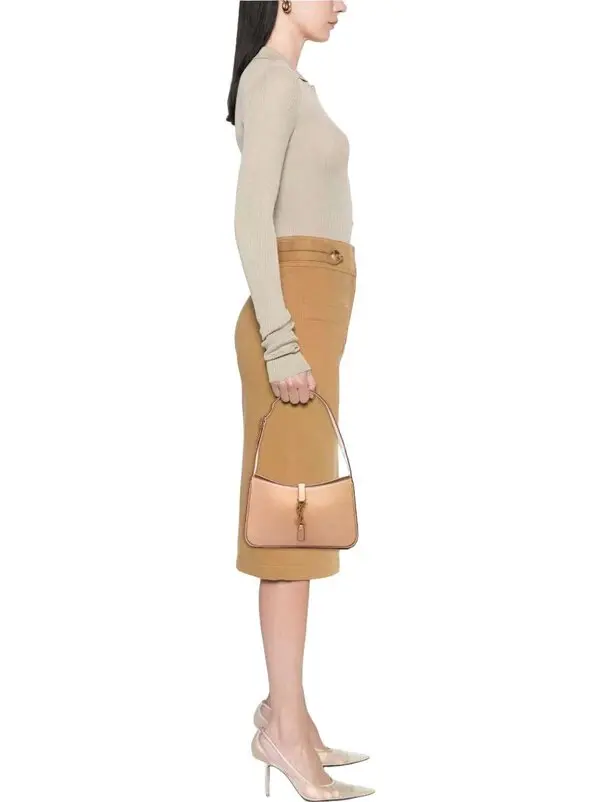 Saint Laurent 2021 Smooth Calfskin Le 5 A 7 Shoulder Bag - Brown