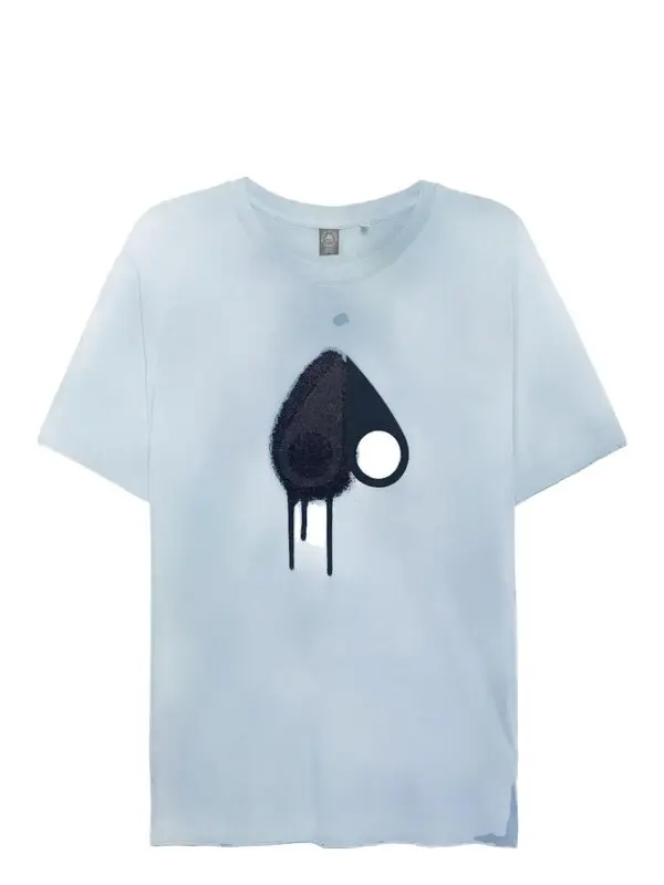 Moose Knuckles Graphic-printed T-shirt - Blue