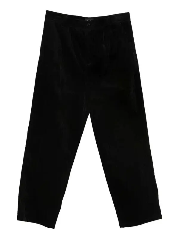 A.p.c. Corduroy Straight-leg Trousers - Black