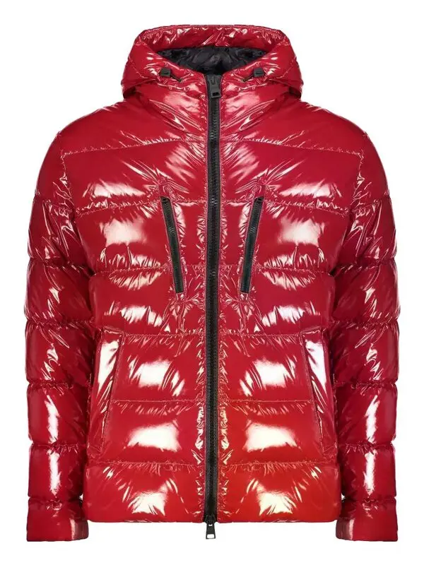 Herno Hooded Padded Jacket - Red