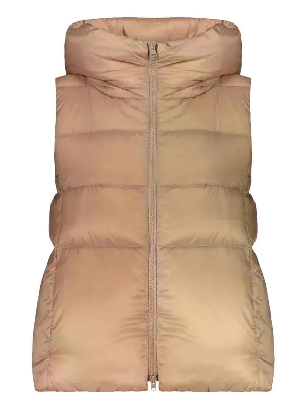 Herno Padded Hooded Gilet - Neutrals