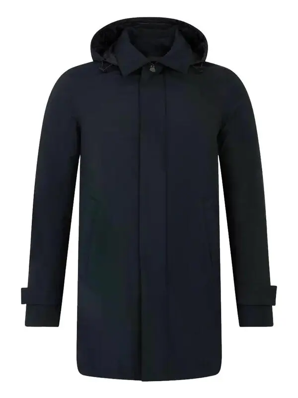 Herno Hooded Waterproof Parka - Blue