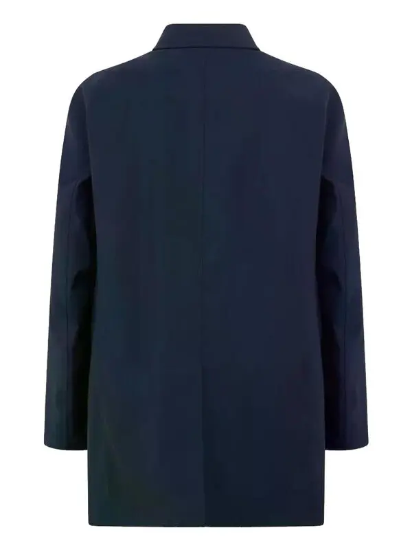 Herno Single-breasted Rain Coat - Blue