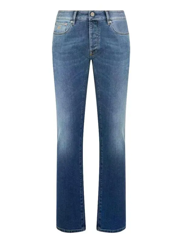 MOORER Five-pocket Jeans - Blue
