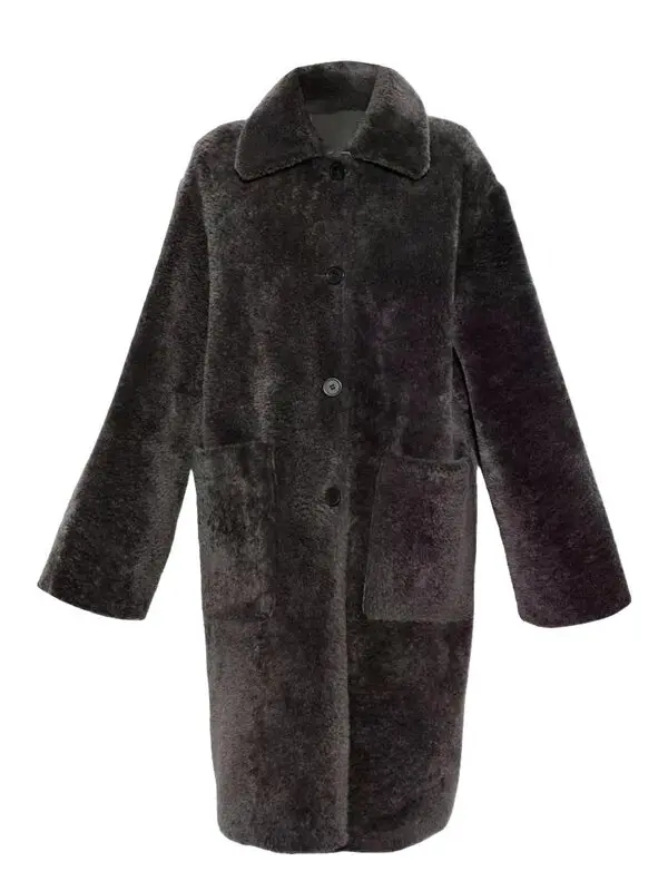ARMA Reversible Shearling Coat - Grey