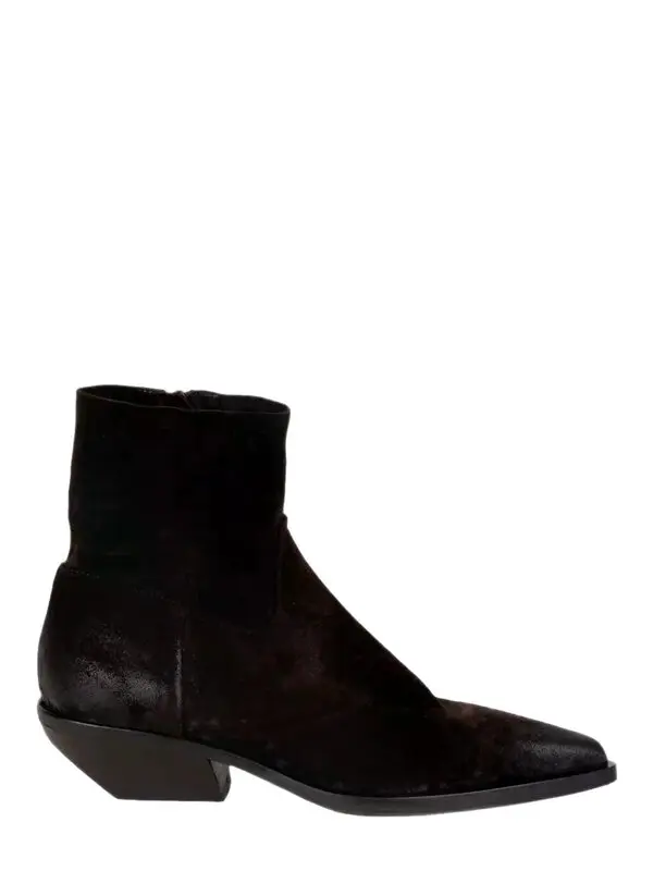 Elena Iachi Distressed Effect Pointed Toe Boots - Brown