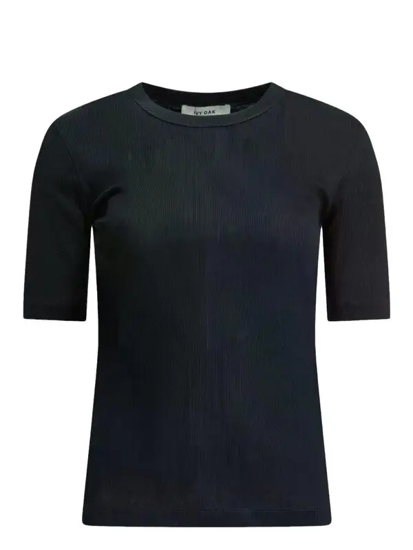 IVY OAK Ribbed-knit T-shirt - Blue