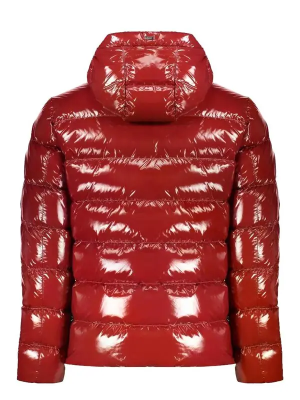 Herno Hooded Down Jacket - Red