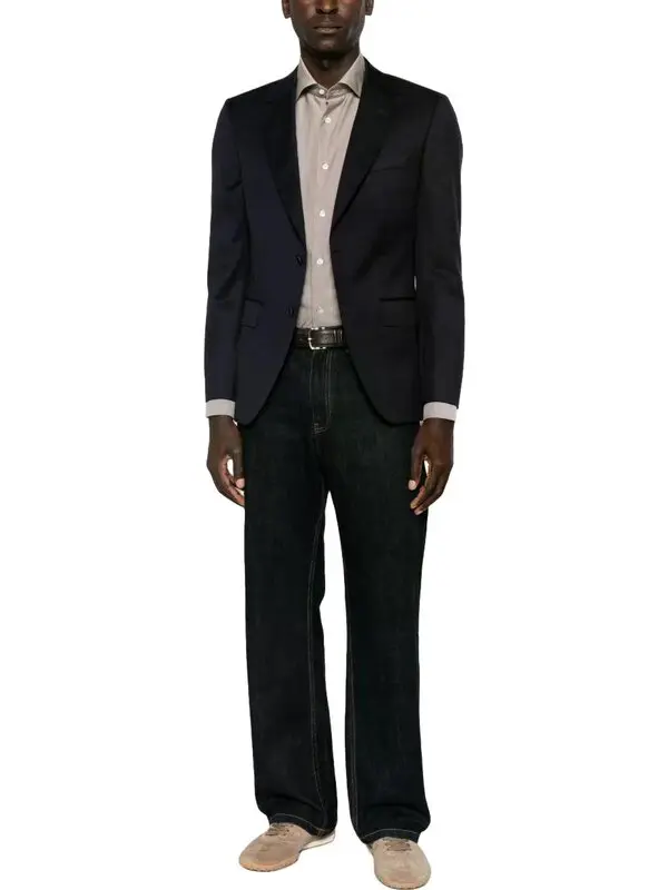 Zegna Long-sleeve Button-up Shirt - Neutrals