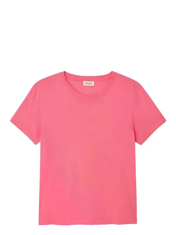 American Vintage Cotton Crew-neck T-shirt - Pink