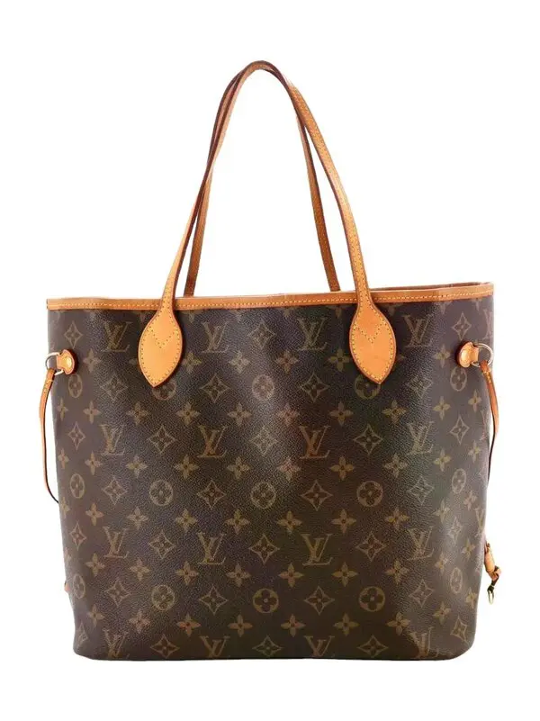 LOUIS VUITTON Neverfull Mm Monogram Canvas Tote Bag - Brown